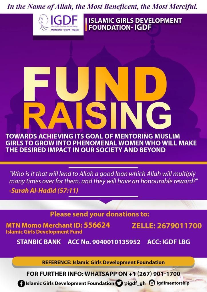 Fundraising – Islamic Girls Development Foundation